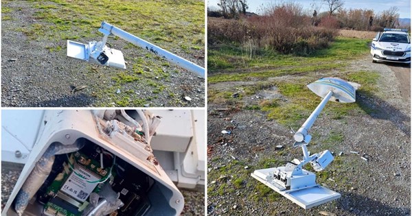 FOTO Srušene i razbijene kamere za nadzor divljeg odlaganja otpada kod ...