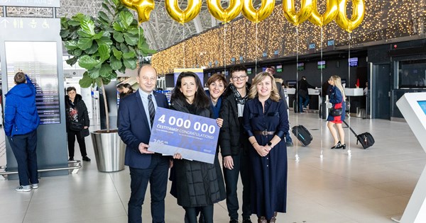 Gospođa Ana Vučić 4 milijunta je putnica u Zračnoj luci Franjo Tuđman ...