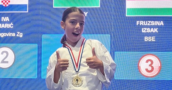 Franka Jerkin ponovno zlatna: Ona je velika nada goričkog Karate kluba ...